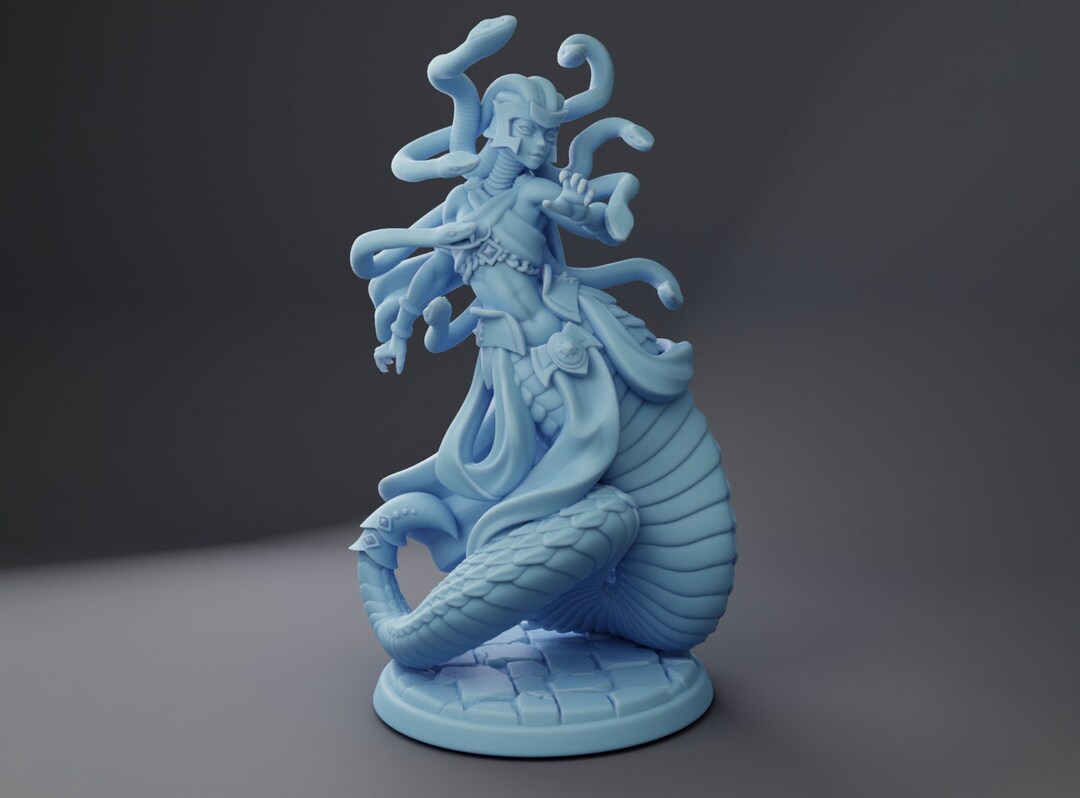 Medusa Miniature Twin Goddess Miniatures Tabletop RPG Miniature ...