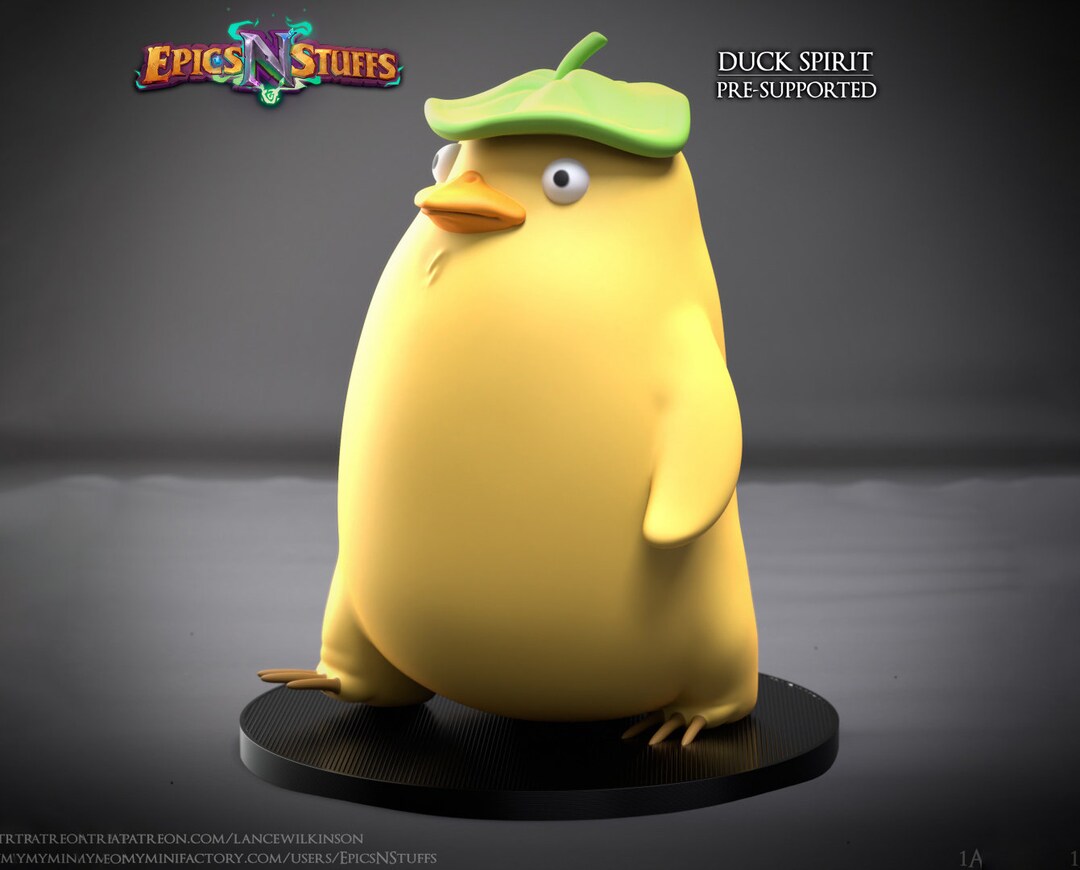 Duck Spirit Miniature Tabletop RPG Miniature Epic 'N' Stuff Roleplaying ...