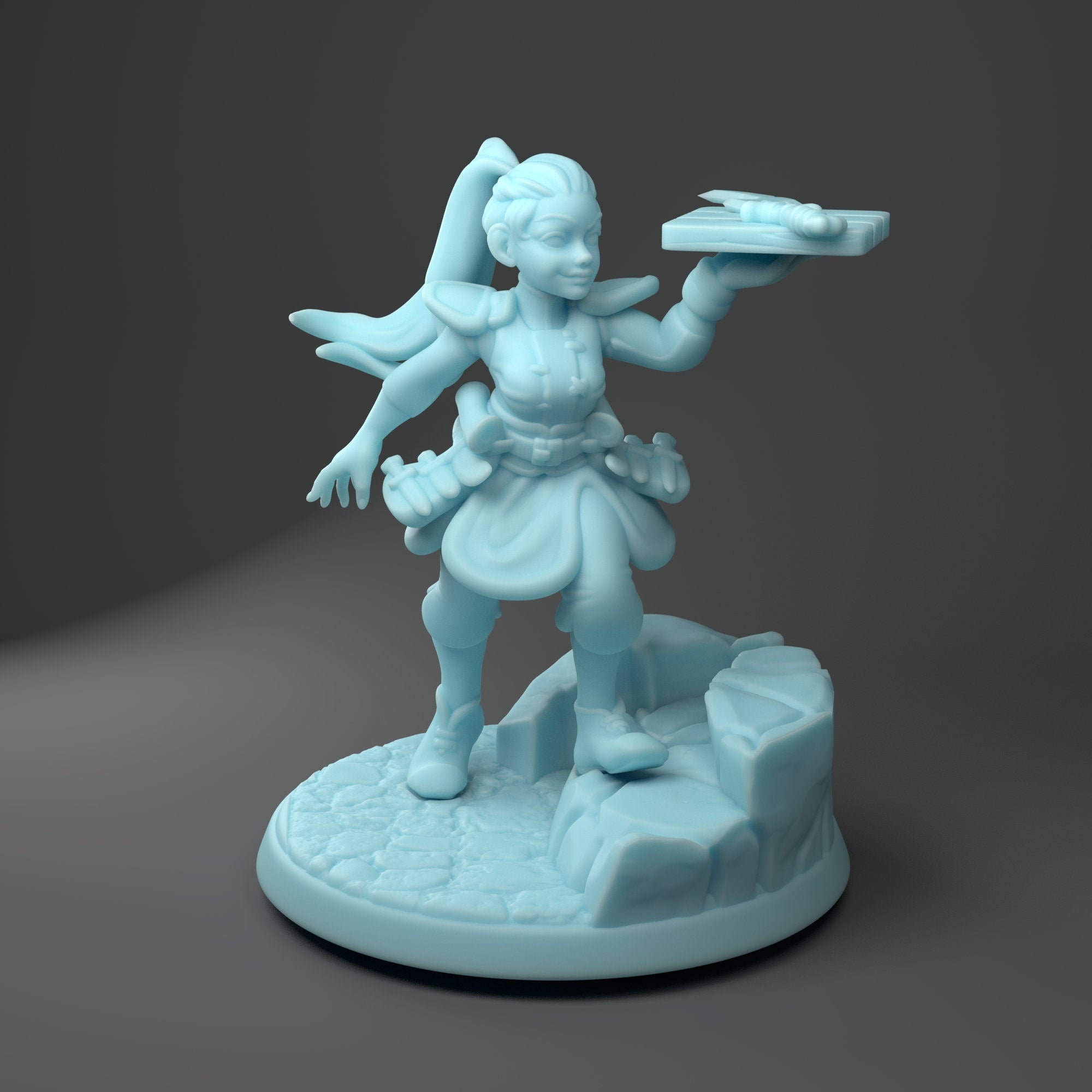 Female Halfling Merchant Miniature Pip Twin Goddess - Etsy 日本