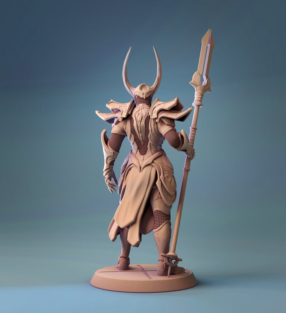 Warlock Miniature Tabletop RPG Miniature Lord of the Print - Etsy