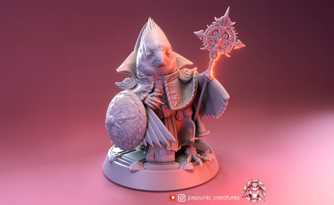 Cardinal Cardinal Miniature Tabletop RPG Miniature Pepunki Creatures ...