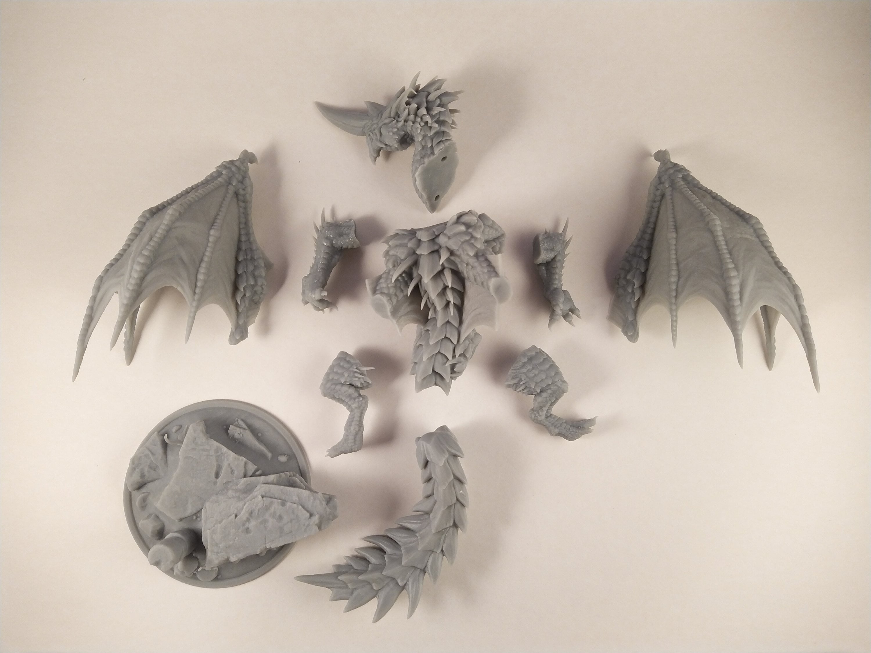 Blue Dragon Miniature Tabletop RPG Miniature Lord of the - Etsy