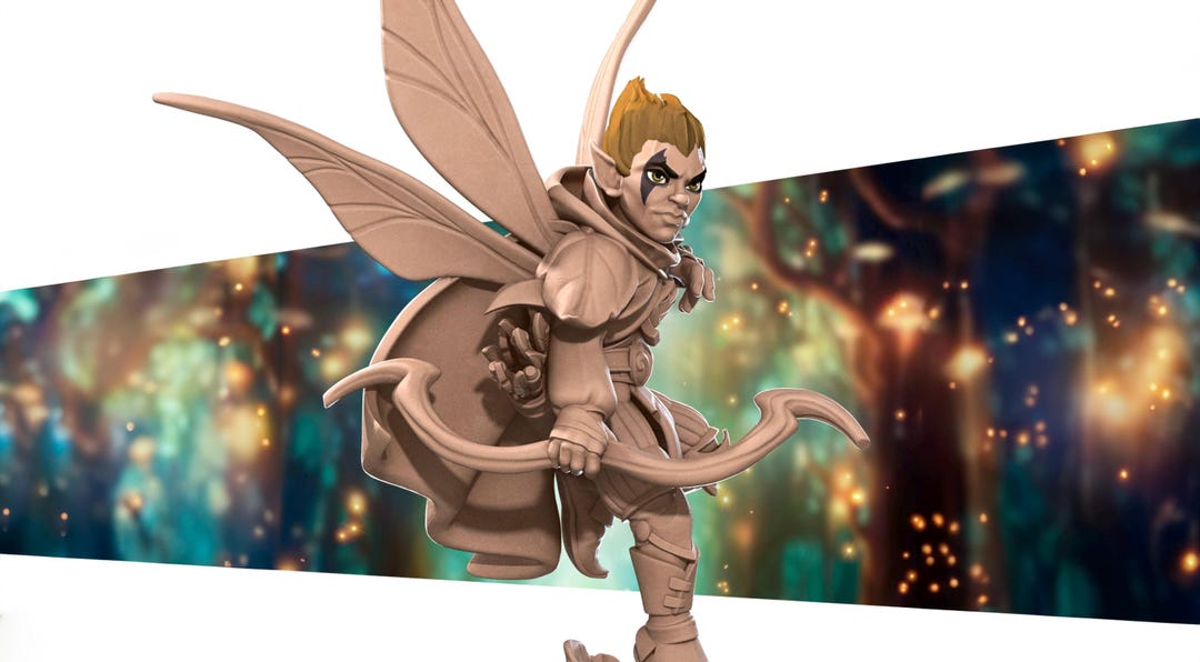 Pixie Ranger Miniature Tabletop RPG Miniature Bite the Bullet ...