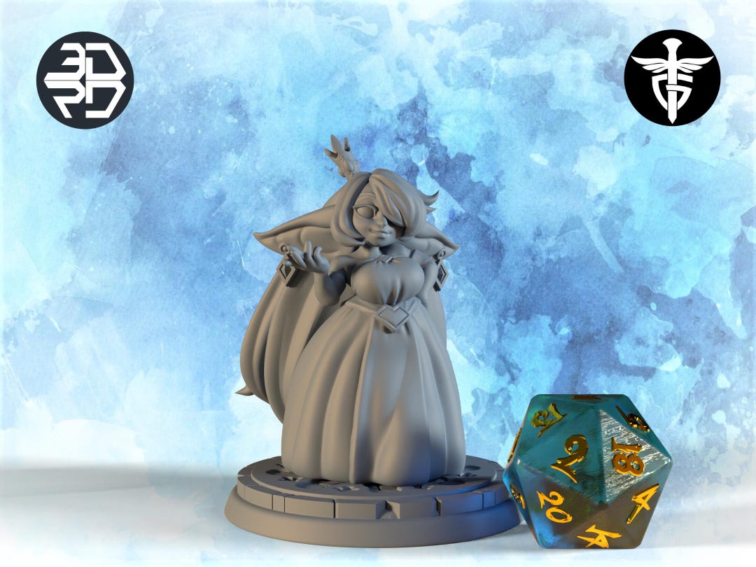 Goblin Queen Miniature | Twin Goddess Miniatures | Tabletop RPG ...