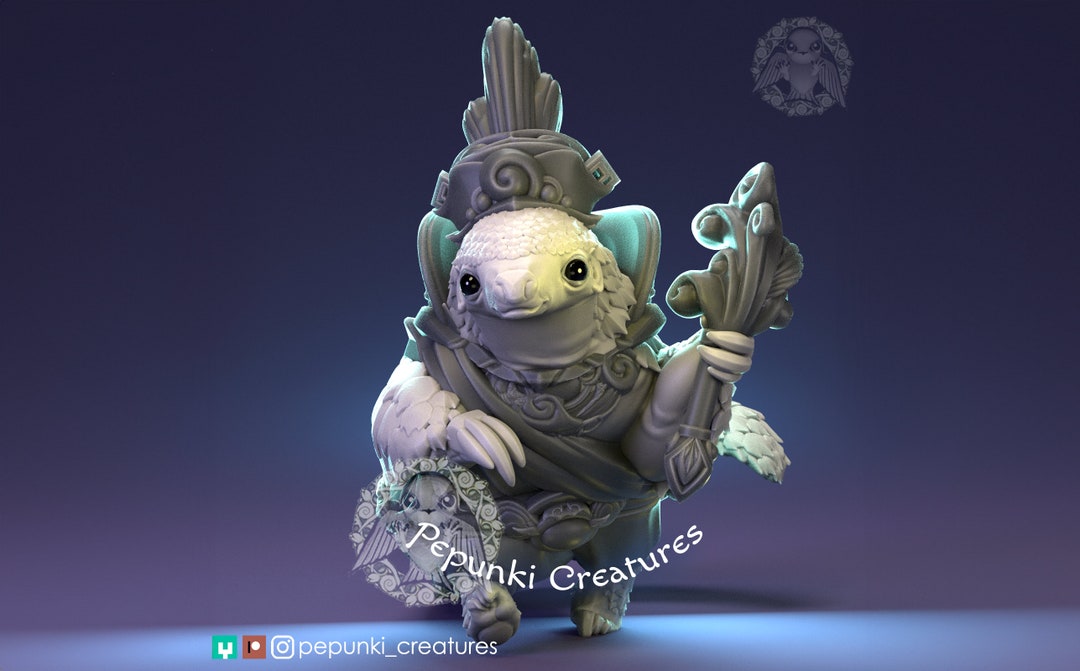 Pangolin Miniature Tabletop RPG Miniature Pepunki Creatures Roleplaying ...