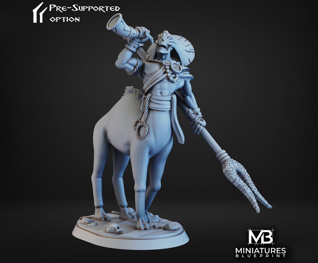 Desert Centaur Miniature Tabletop RPG Miniature Miniatures Blueprint ...