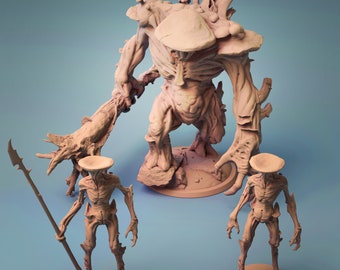 Myconid Samurai Miniature Tabletop RPG Miniature Miniatures Blueprint ...