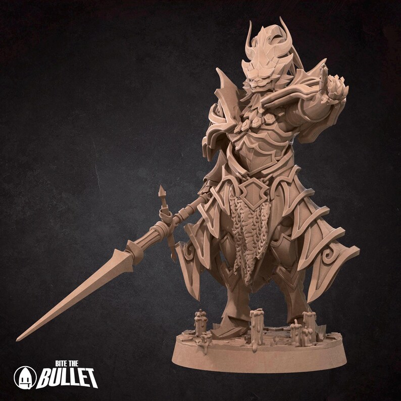 Dragon Slayer Miniature, Leo | Tabletop RPG Miniature | Bite the Bullet ...