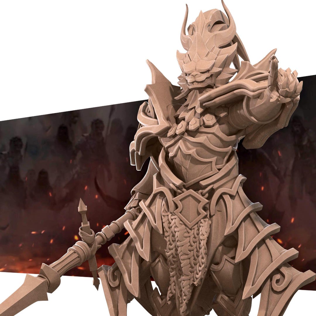 Dragon Slayer Miniature, Leo | Tabletop RPG Miniature | Bite the Bullet ...