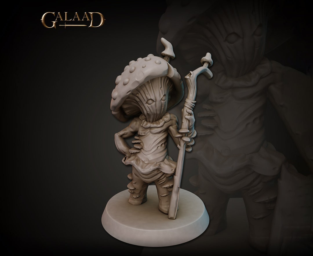 Myconid Miniature Tabletop RPG Miniature Galaad Miniatures Roleplaying ...
