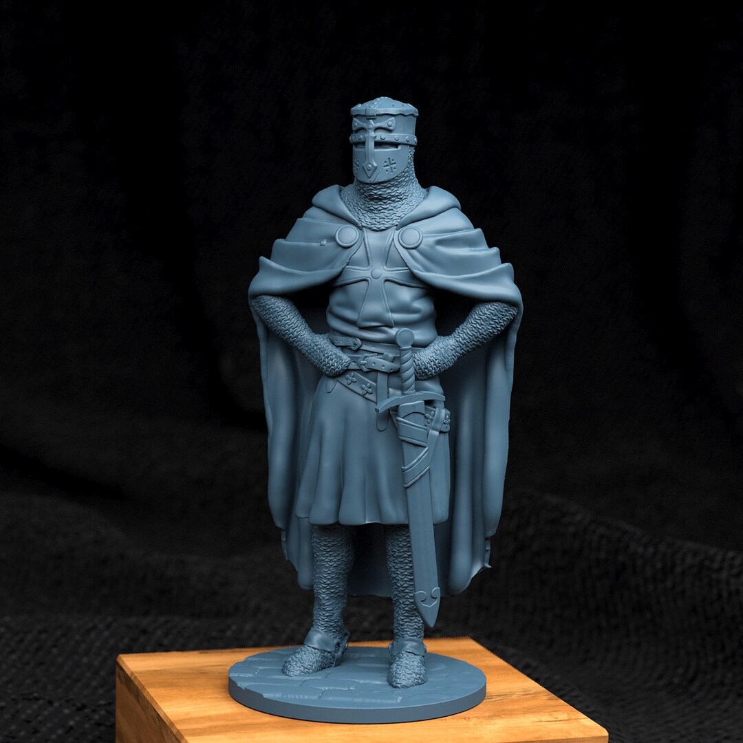 Crusader Miniature | Tabletop RPG Miniature | Creature Armory ...