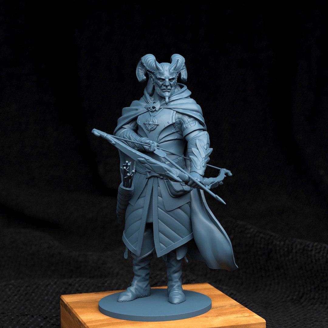 Satyr Hunter Miniature Tabletop RPG Miniature Creature Armory ...