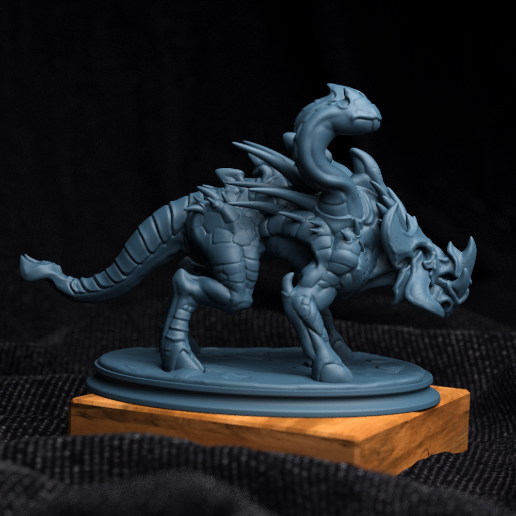 Predator Demon Miniature Tabletop RPG Miniature Creature - Etsy
