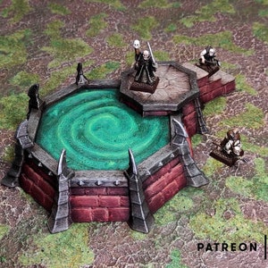 Demonic Portal Shrine Terrain Scenery | Makers Anvil | Roleplaying 3D ...