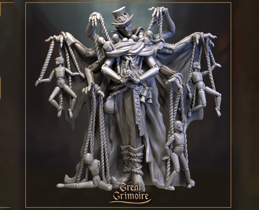 Puppet Master Miniature | Tabletop RPG Miniature | Great Grimoire ...