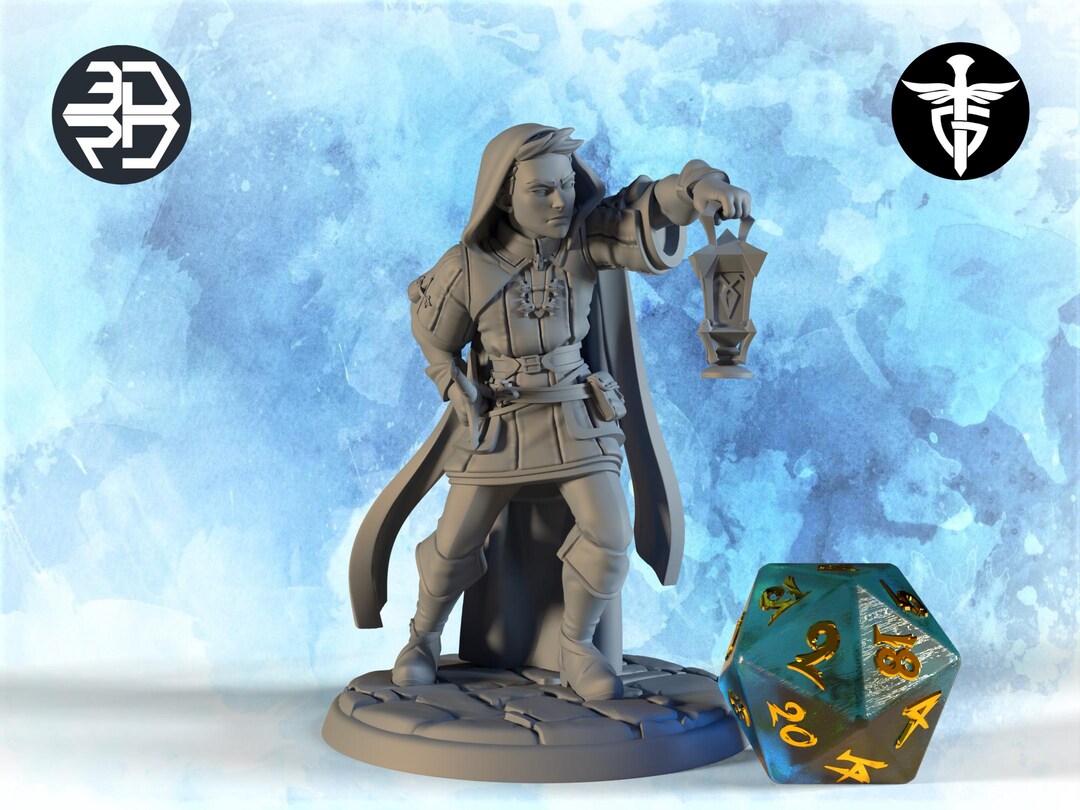 Adventurer Miniature, Eric | Twin Goddess Miniatures | Tabletop RPG ...