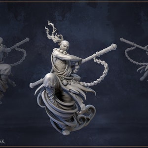 Air Monk Miniature, Abel | Tabletop RPG Miniature | Great Grimoire ...