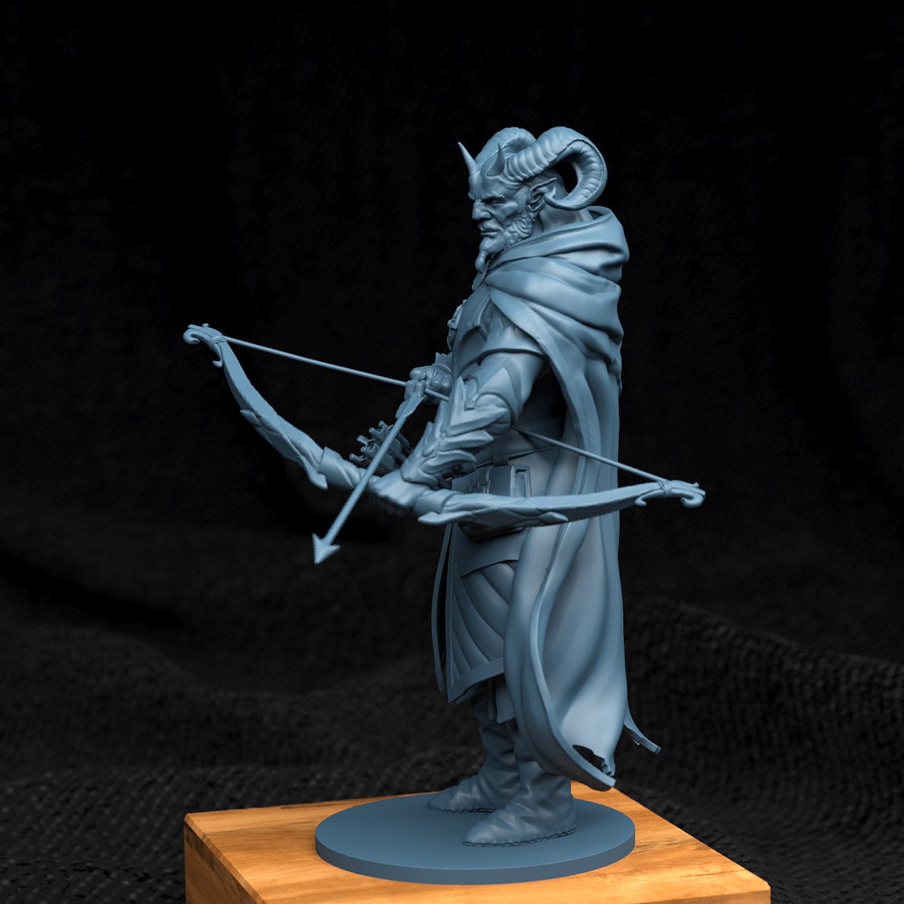 Satyr Hunter Miniature Tabletop RPG Miniature Creature - Etsy