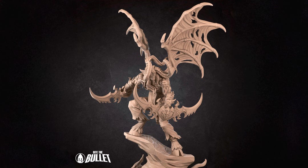 Night Elf Demon Hunter Miniature, Illidan | Tabletop RPG Miniature ...