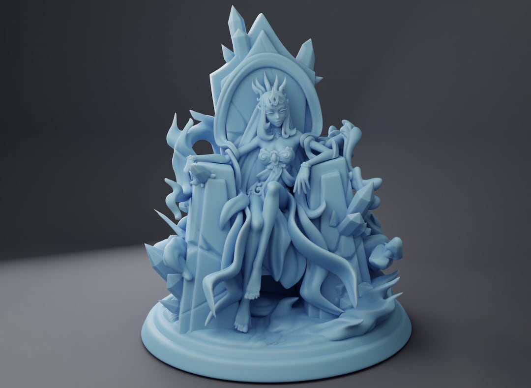 Genasi Queen Miniature Twin Goddess Miniatures Tabletop RPG Miniature ...