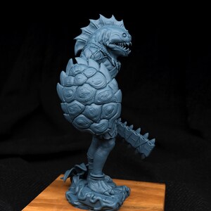 Fishman Warrior Miniature | Tabletop RPG Miniature | Creature Armory ...