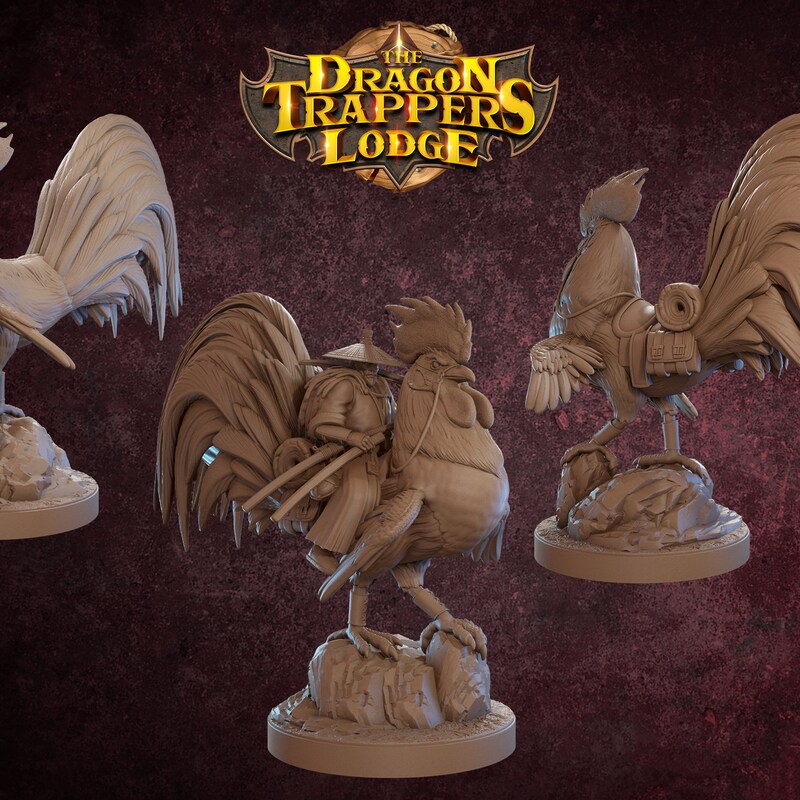 Miniature Roosters - Etsy