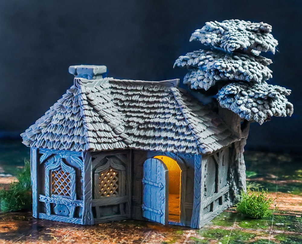 Alchemist House Medieval Cottage | Roleplaying 3D Printed Fantasy ...