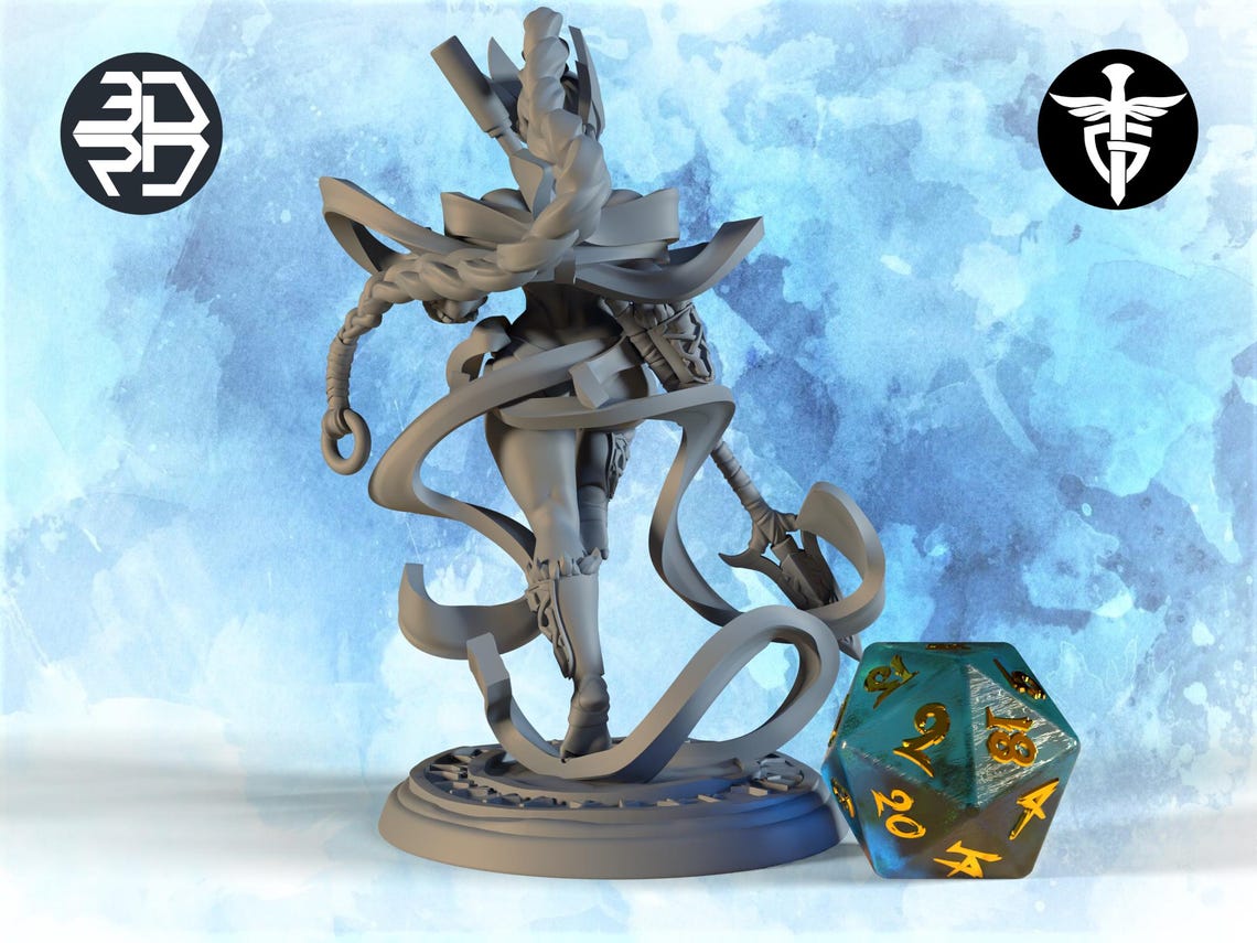 Valkyrie Miniature, Strykja | Twin Goddess Miniatures | Tabletop RPG ...