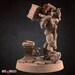 Female Halfling Blacksmith Miniature Helen Tabletop RPG - Etsy