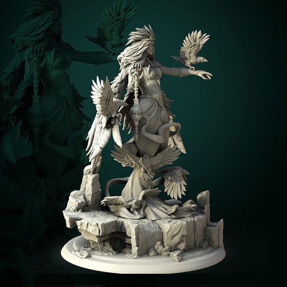 Miniature Toys Maletta Crow Mother White Werewolf Tavern Toys & Games ...