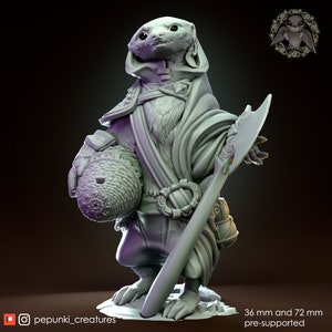 Honey Badger Beekeeper Miniature Tabletop RPG Miniature Pepunki ...