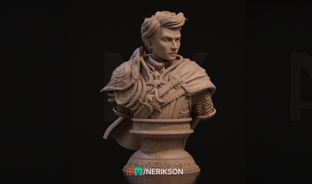 Paladin Bust, Aaron | Tabletop RPG Miniature | Nerikson | Roleplaying ...