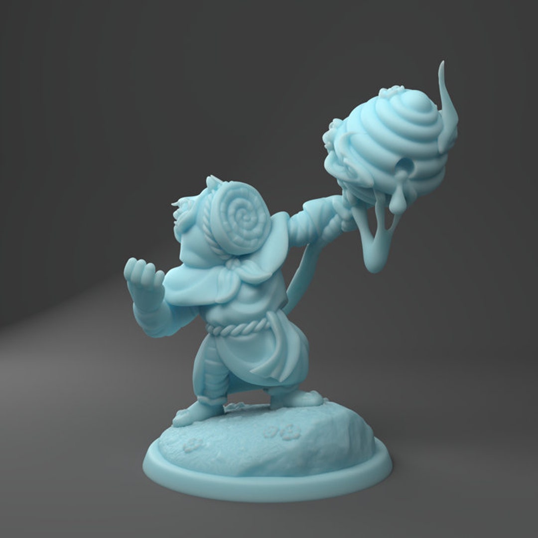 Beekeeper Druid Miniature, Mr BEES | Twin Goddess Miniatures | Tabletop ...