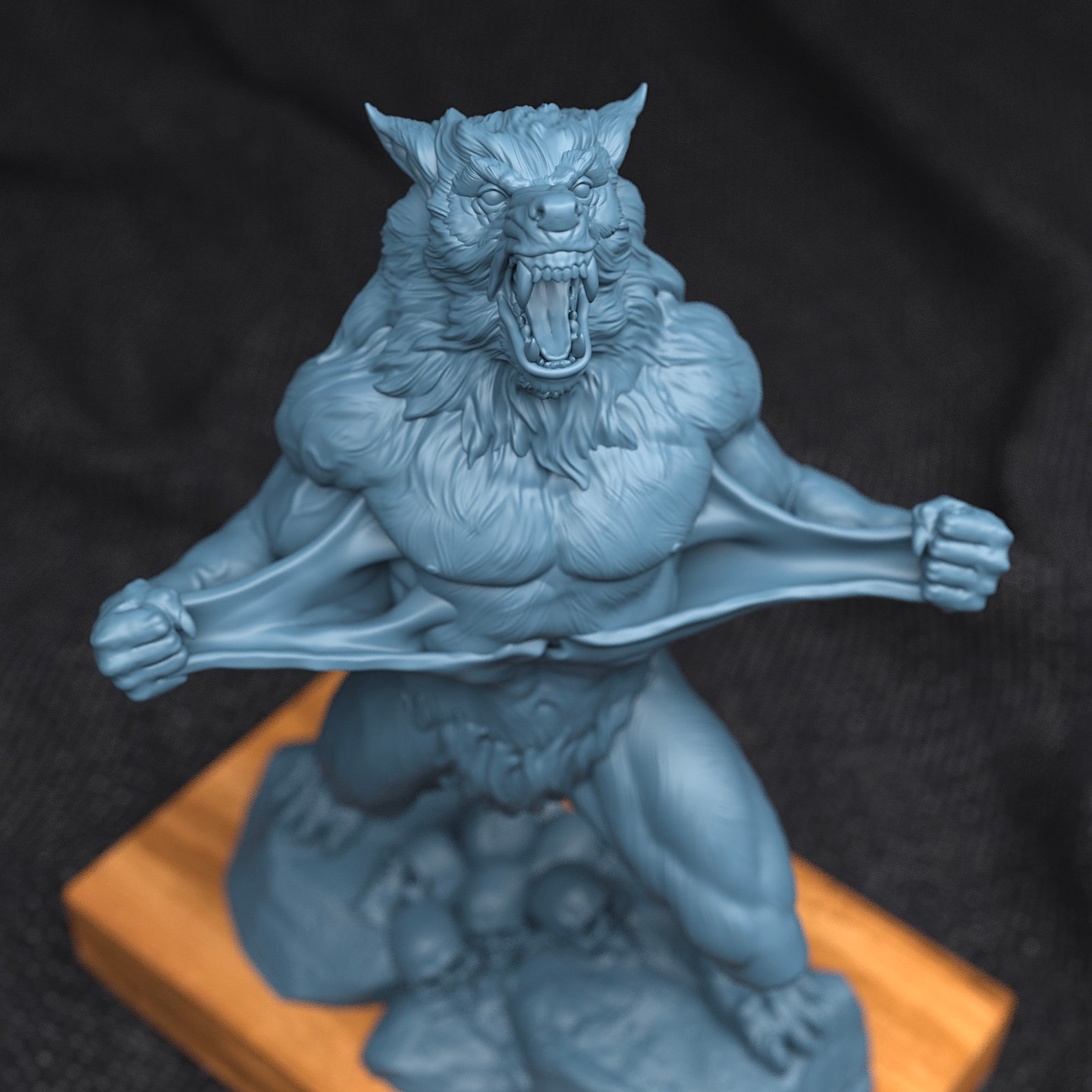 Werewolf Miniature Tabletop RPG Miniature Creature Armory - Etsy