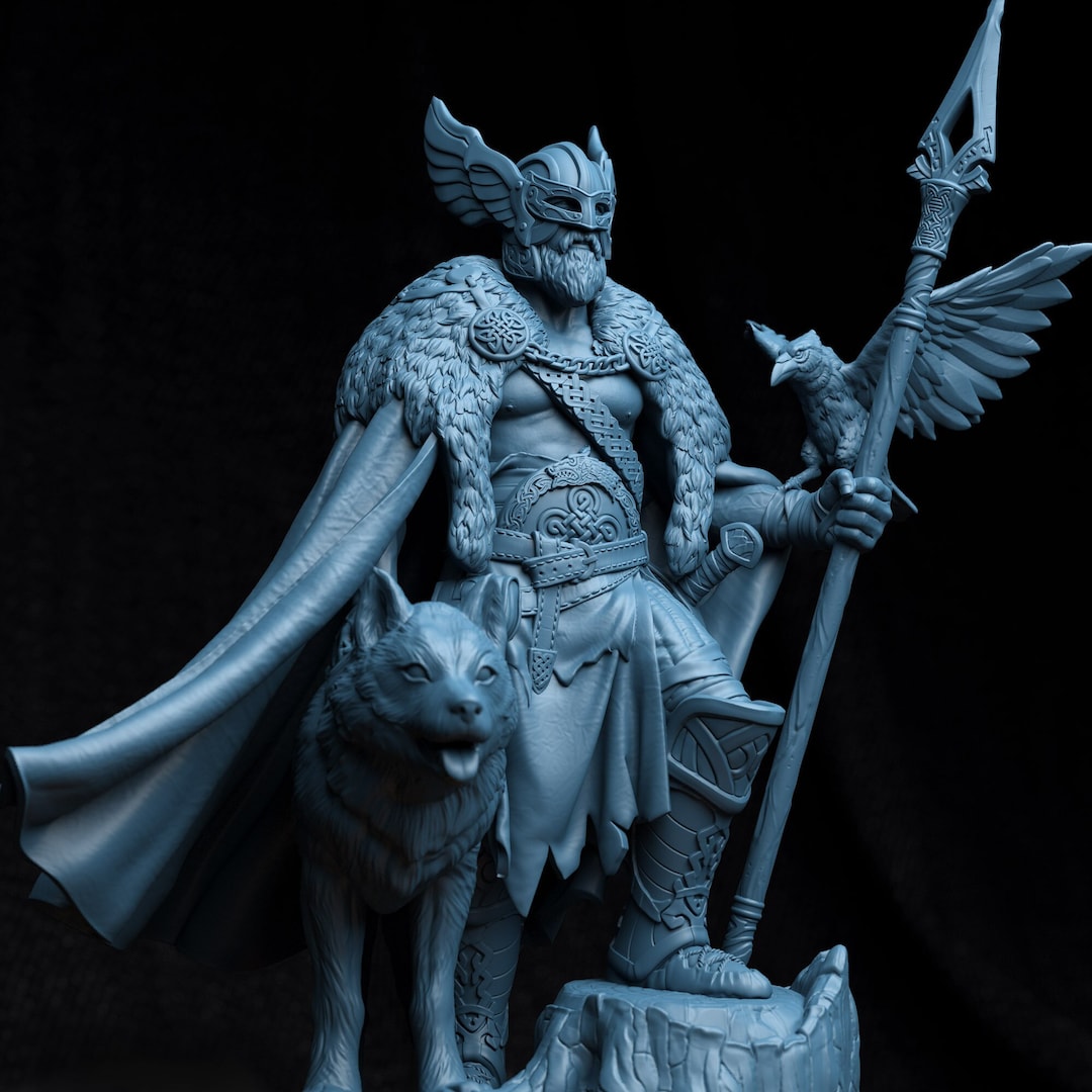 Odin Miniature | Tabletop RPG Miniature | Creature Armory | Roleplaying ...