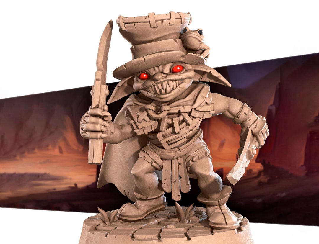 Goblin Rogue Miniature | Tabletop RPG Miniature | Bite the Bullet ...