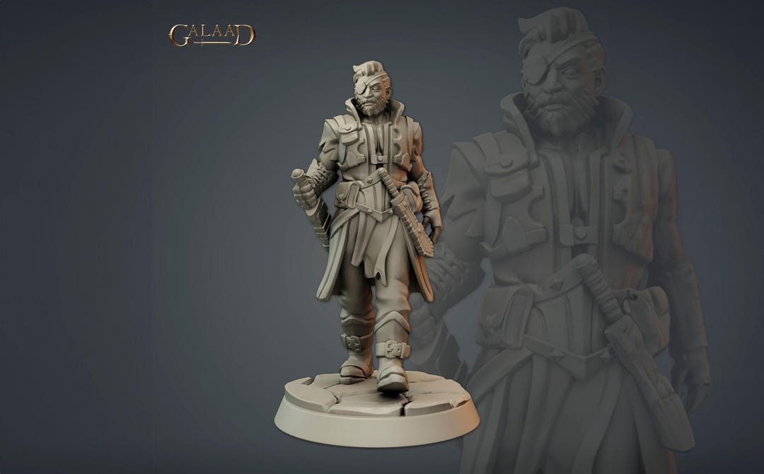 Bandit Miniature | Tabletop RPG Miniature | Galaad Miniatures ...