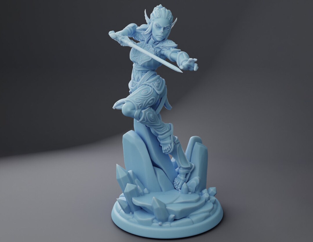 Female Gith Warrior Miniature Twin Goddess Miniatures Tabletop RPG ...