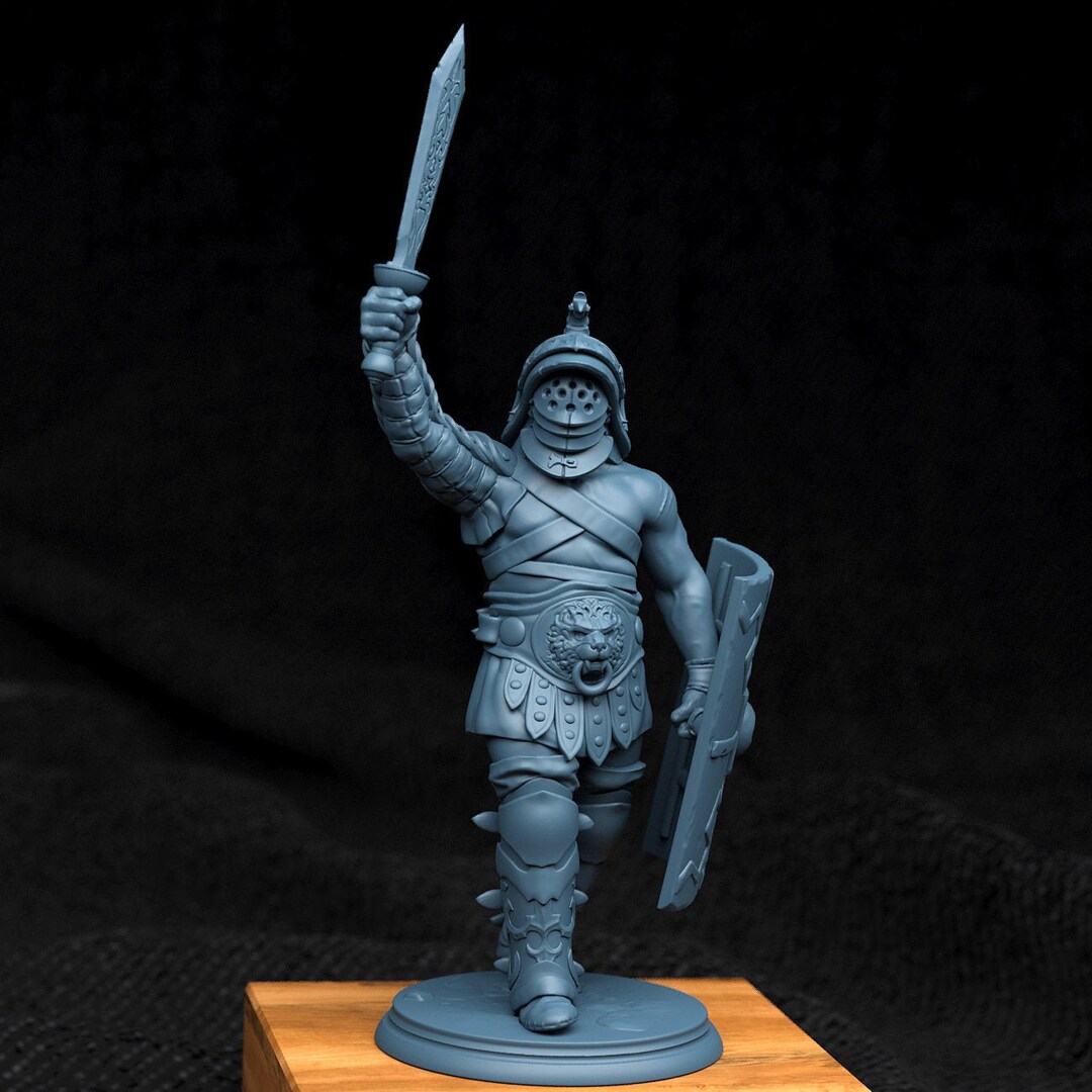 Gladiator Miniature | Tabletop RPG Miniature | Creature Armory ...
