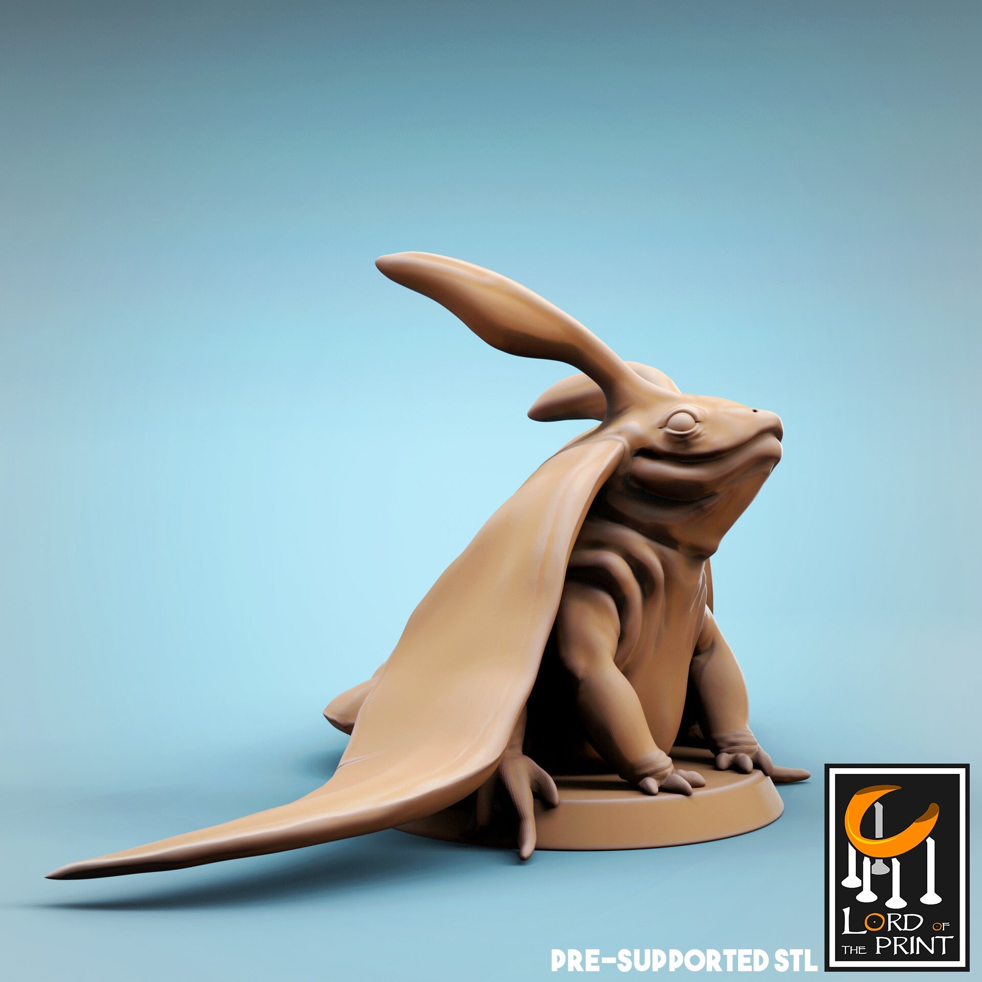 Toad Miniature Tabletop RPG Miniature Lord of the Print - Etsy