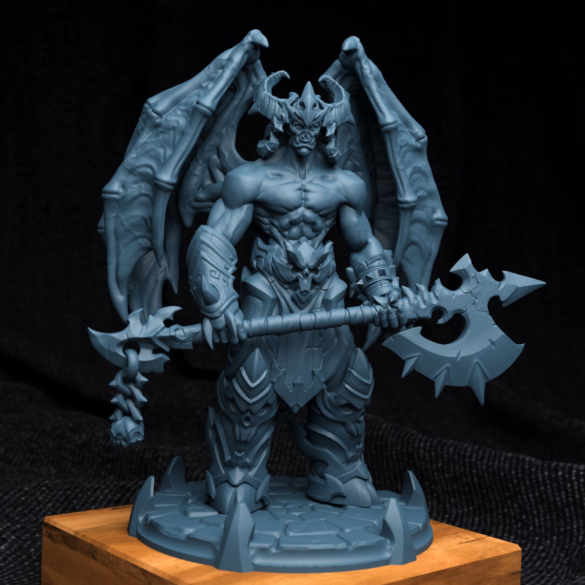 Orc Demon Miniature | Tabletop RPG Miniature | Creature Armory ...