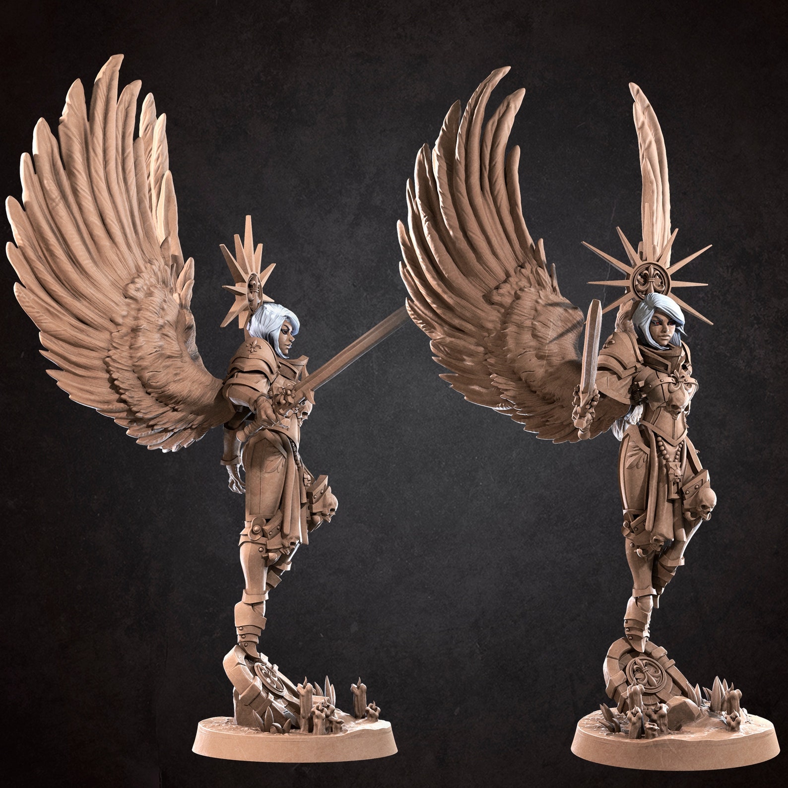 Lightbringer Angel Miniature Soledad Tabletop RPG Miniature - Etsy Canada