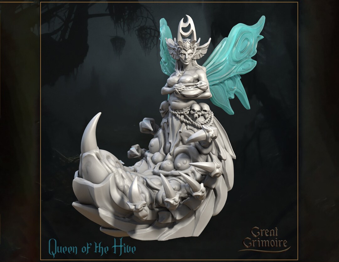 Fairy Hive Queen Miniature Tabletop RPG Miniature Great - Etsy
