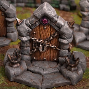 Dungeon Doors Terrain Scenery | Makers Anvil | Roleplaying 3D Printed ...