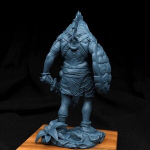 Fishman Warrior Miniature | Tabletop RPG Miniature | Creature Armory ...