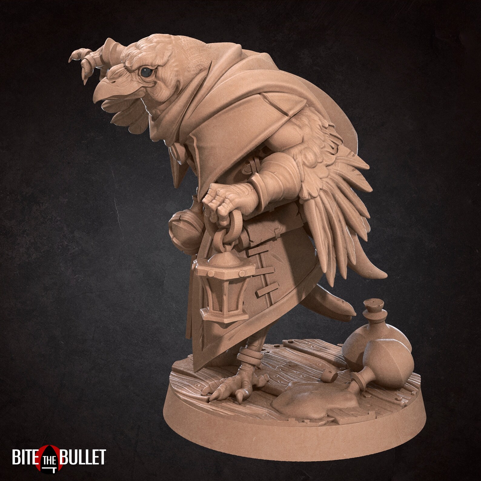 Kenku Alchemist Miniature Tabletop RPG Miniature Bite the - Etsy
