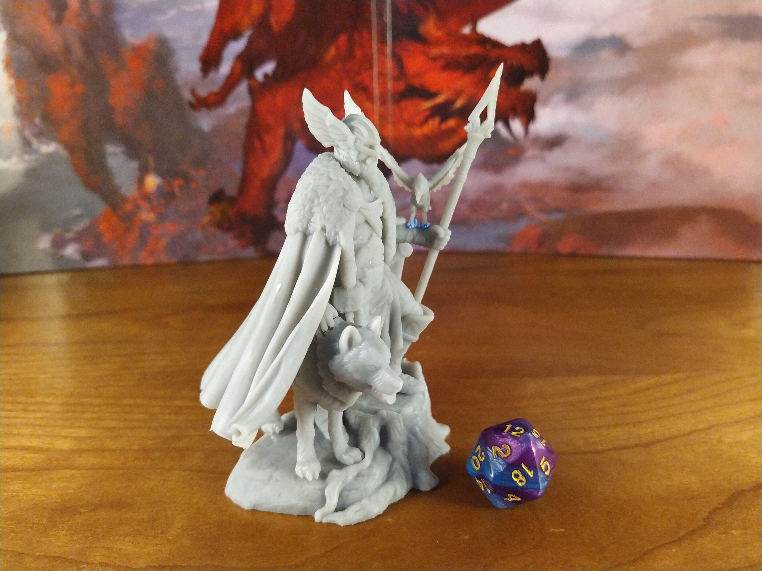 Odin Miniature Tabletop RPG Miniature Creature Armory - Etsy Canada