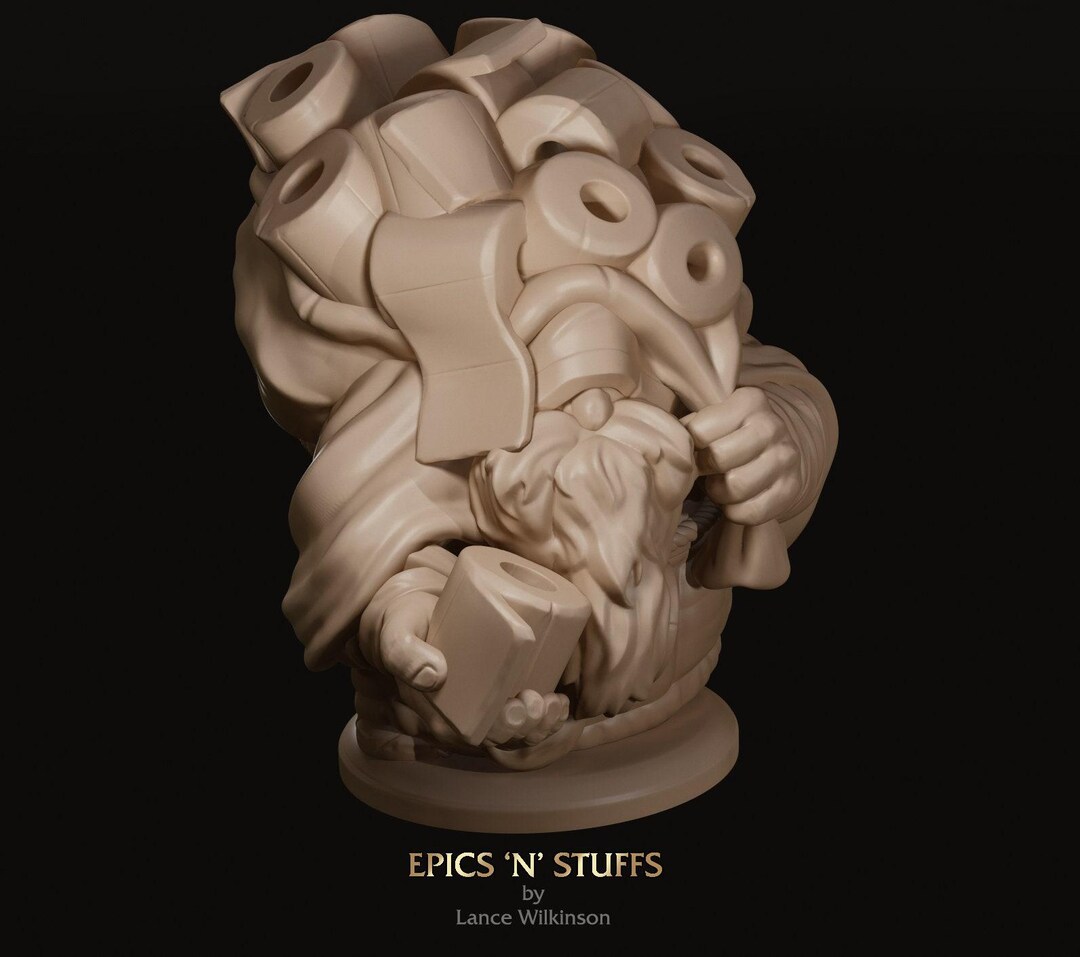 Toilet Paper Merchant | Tabletop RPG Miniature | Epic 'N' Stuff ...