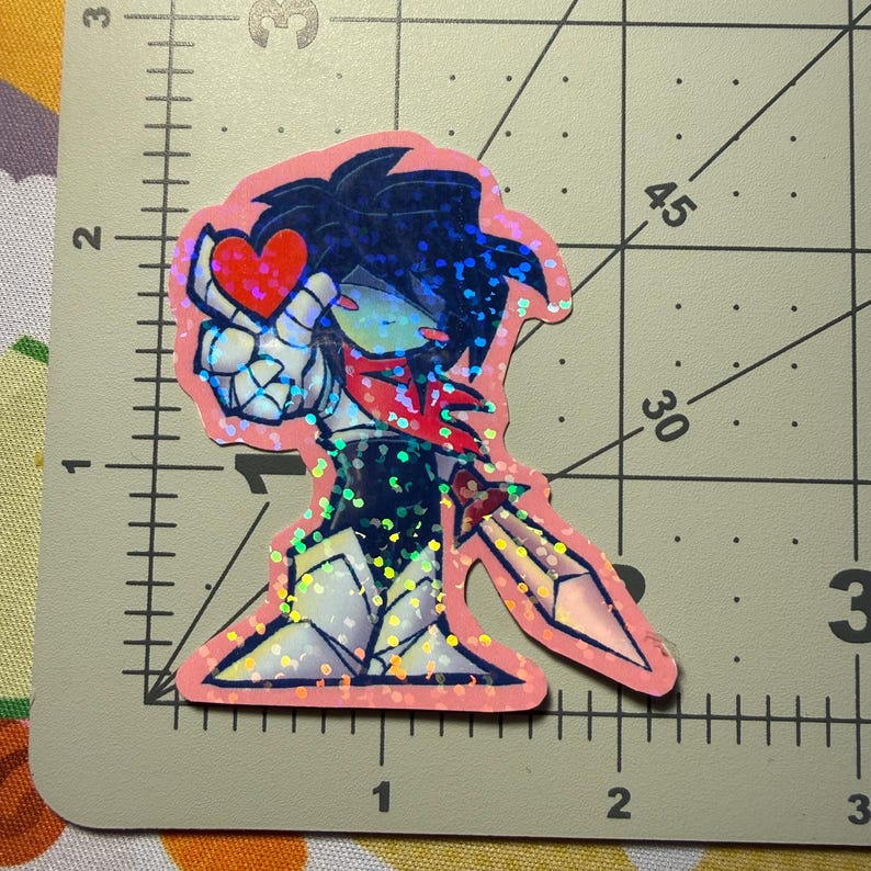 Deltarune Sticker Set Vol. 1 | Holographic Glossy Vinyl Stickers | the Fun Gang - Etsy