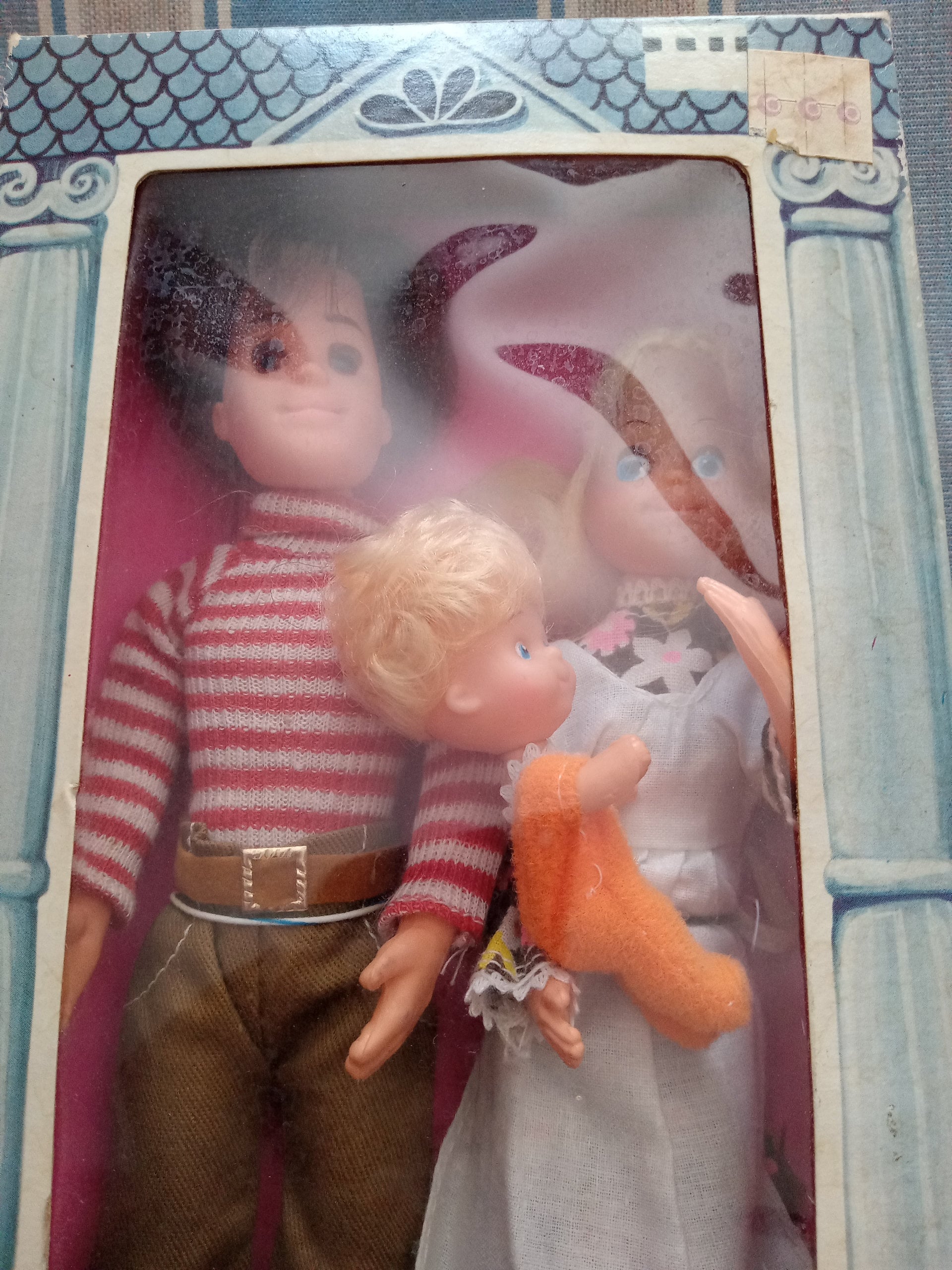 Vintage 1974 The Sunshine Family Doll Home Playset IN OPEN original BOX ...